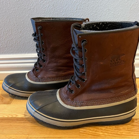 Sorel | Shoes | Sorrel 964 Pac Leather Boots | Poshmark